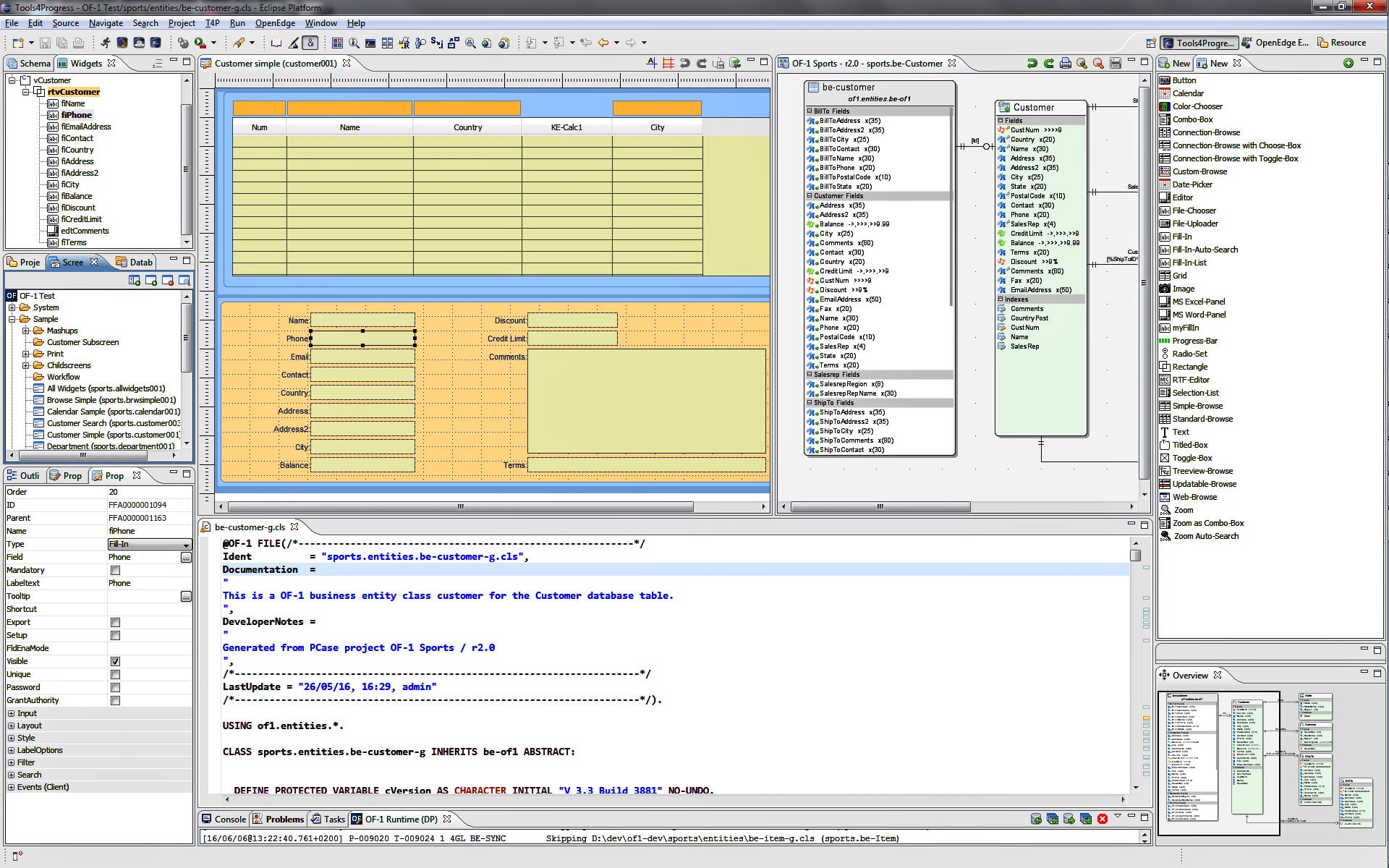 OF-1 | The reliable, UI independent OpenEdge development system